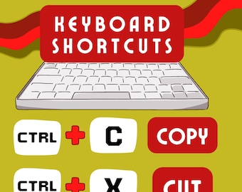 Printable Keyboard Shortcuts - Etsy