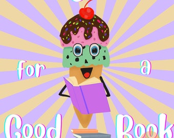 Printable Library Rules Poster Books Wall Decor Modern Colorful ...