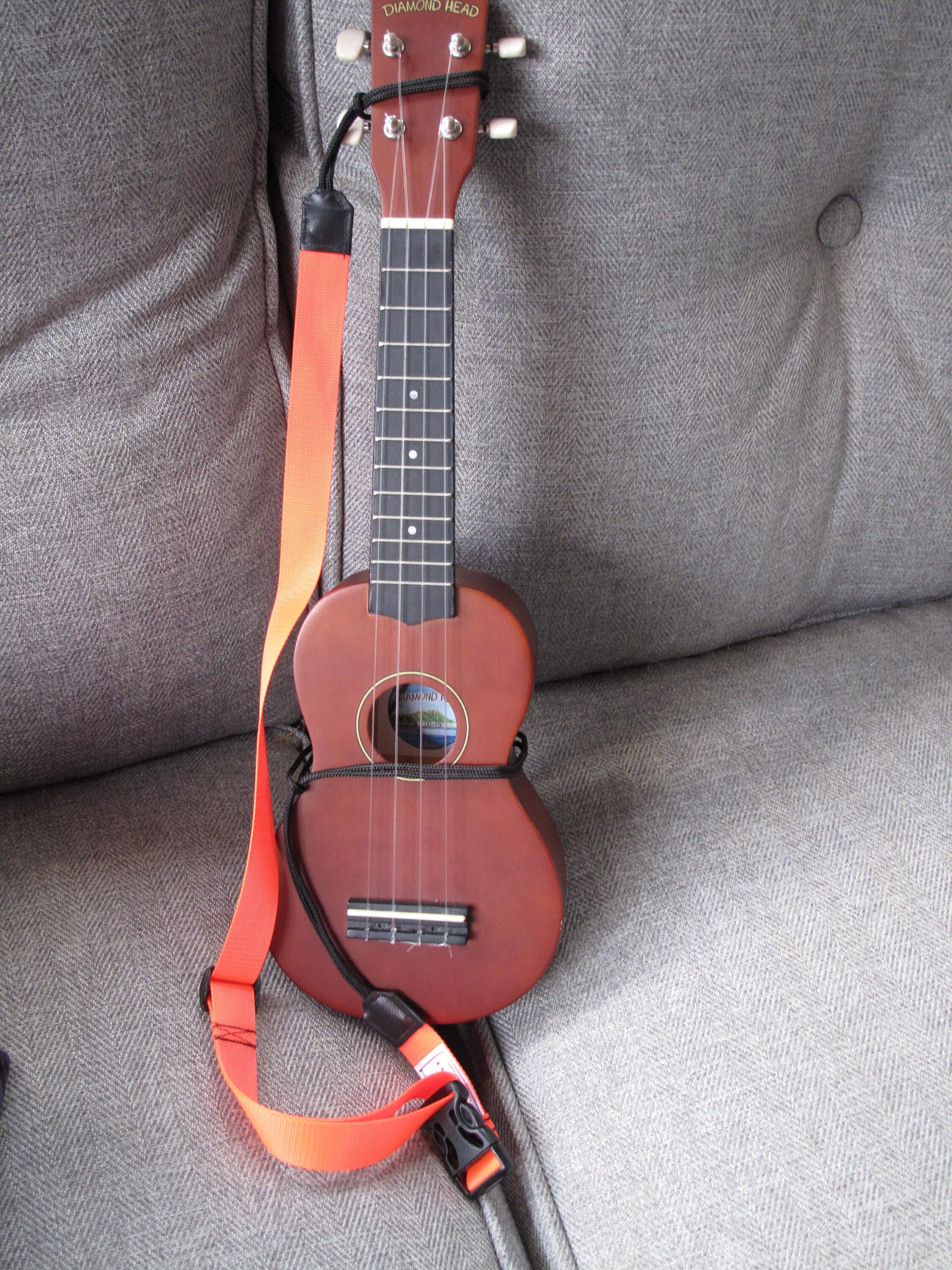 Orange Uke Strapz by Zellerwear Ukuelele Banjolele Strap - Etsy