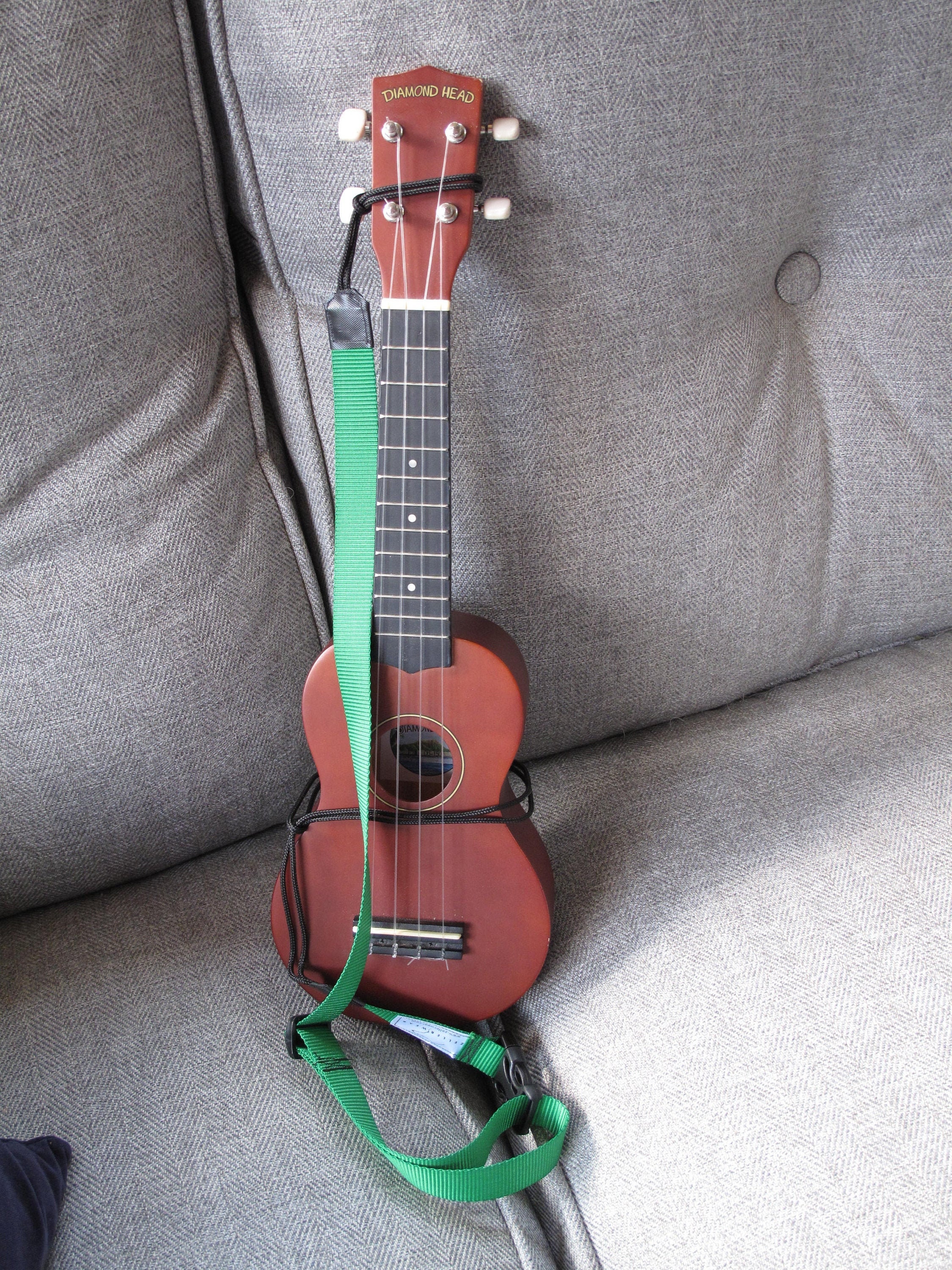 Green Uke Strapz by Zellerwear Ukuelele Banjolele Strap - Etsy Australia