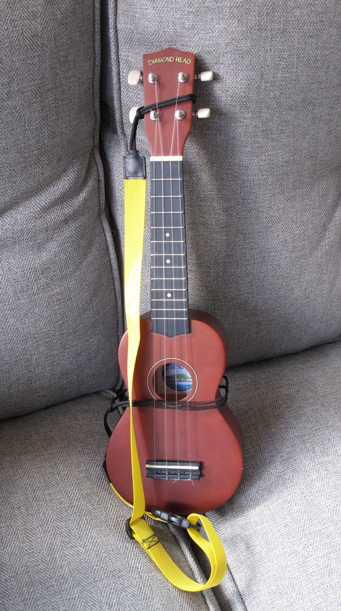 Yellow Uke Strapz by Zellerwear Ukuelele Banjolele Strap - Etsy