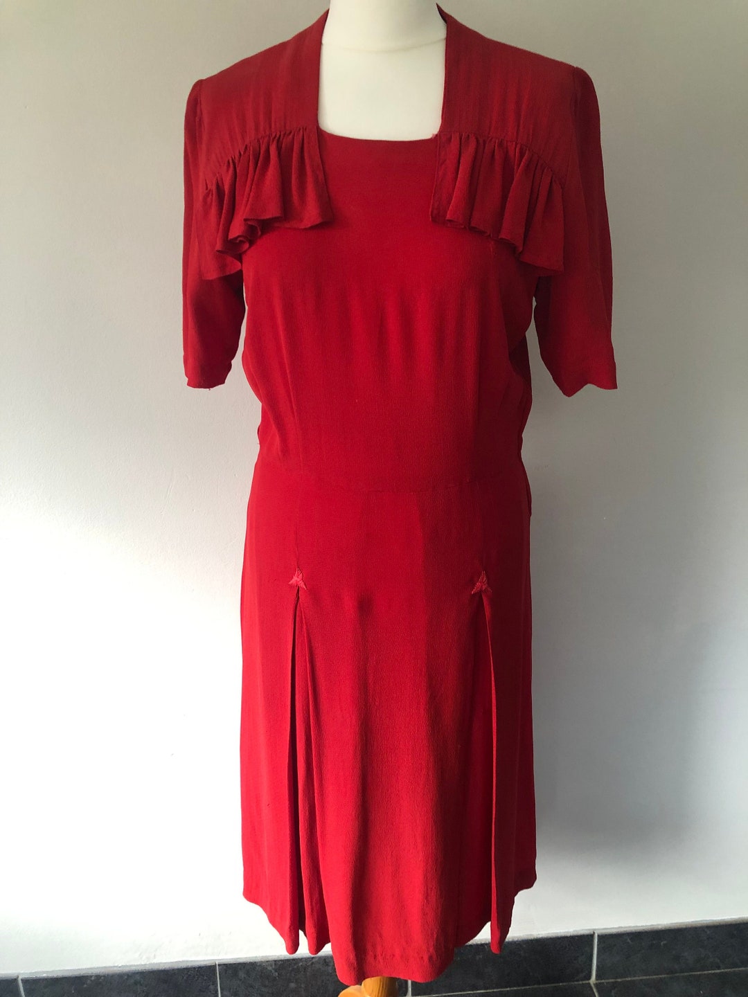 CC41 Original 1940s Dress - Med - Etsy