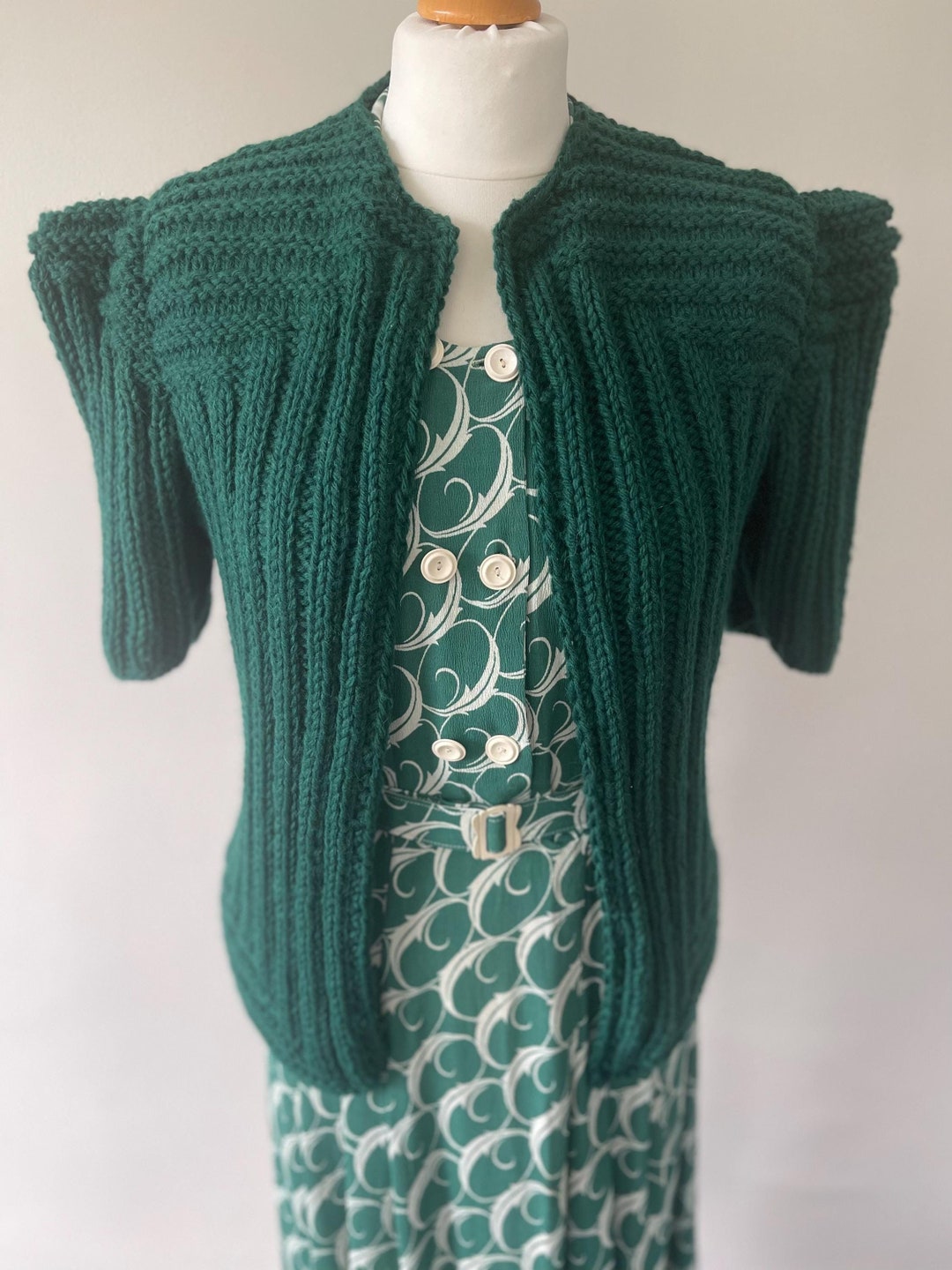 Hand Knitted Jacket From a 1940's Pattern - Etsy