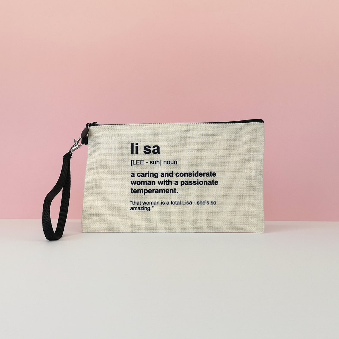 Custom Makeup Bag A Quote Customized Make up Bag With Your - Etsy UK