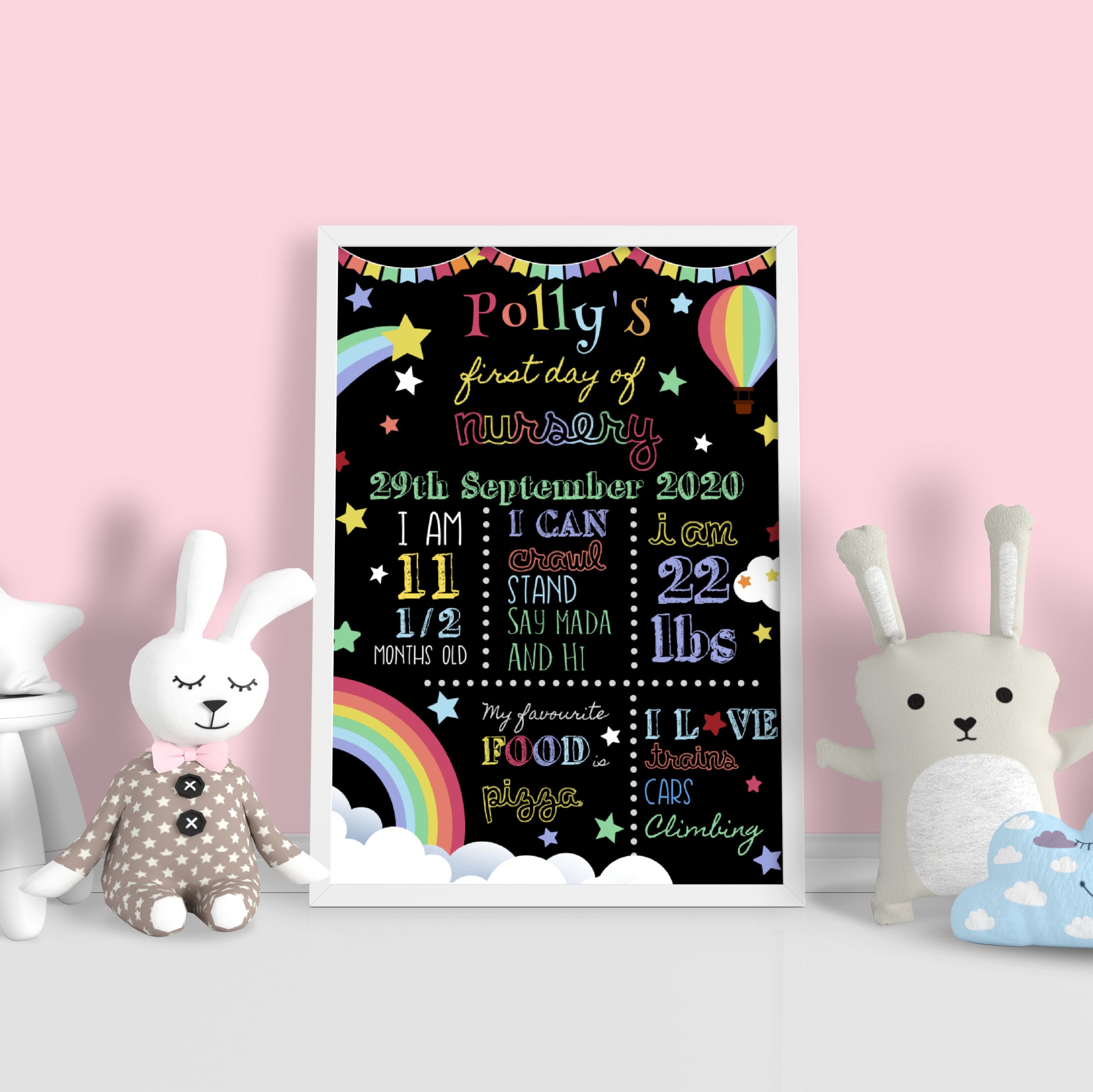First Day Of Nursery School Sign Milestone Cards Chalkboard Etsy first-day-of-nursery-school-sign-milestone-cards-chalkboard-etsy