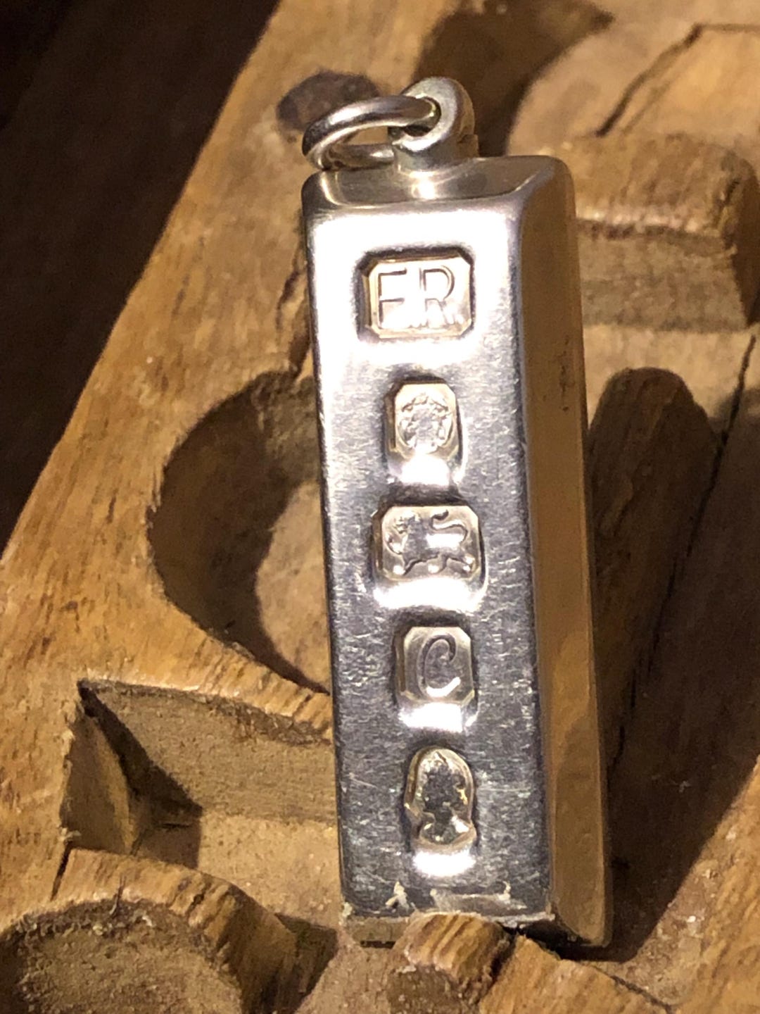 Vintage Silver Ingot Pendant Sheffield 1976 31 Grams - Etsy