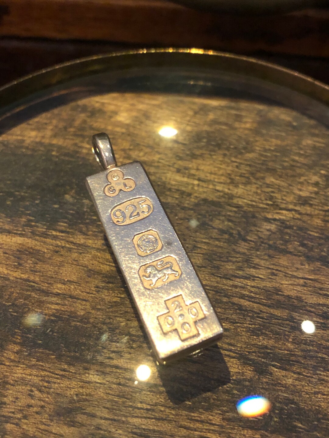 Silver Ingot Pendant, Sheffield, 2000, 8g With Free Postage RESERVED ...