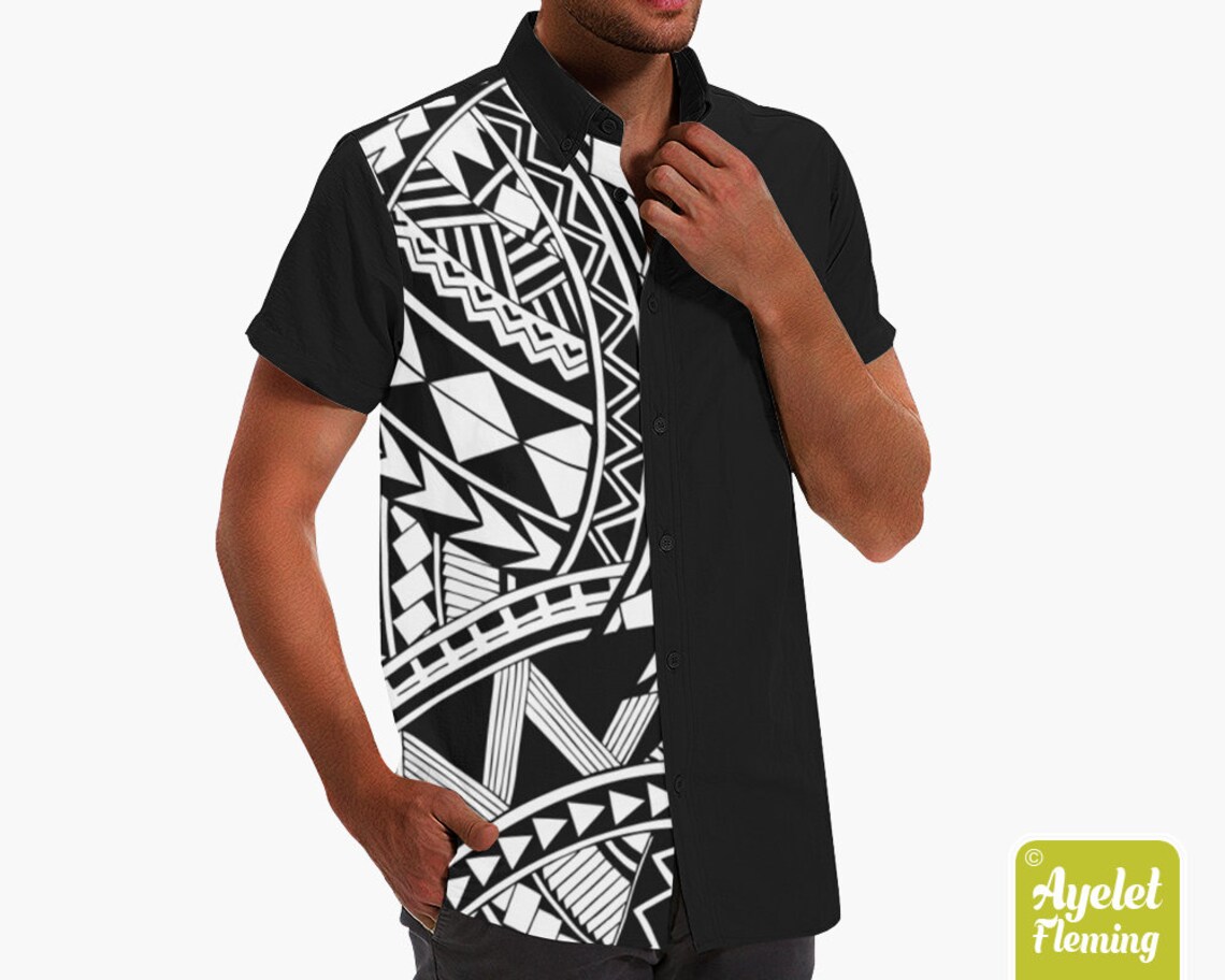 Polynesian Shirt Samoan Shirt Samoan Shirt Shirt | Etsy