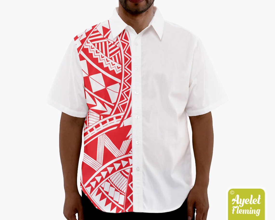 Polynesian Shirt Samoan Shirt Samoan Shirt Shirt | Etsy