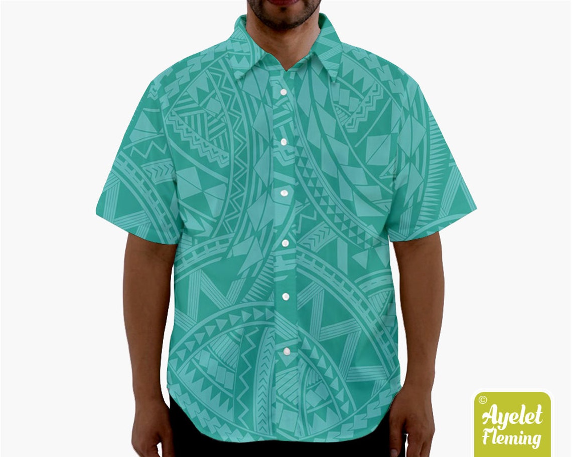Polynesian Shirt Samoan Shirt Samoan Shirt Shirt - Etsy