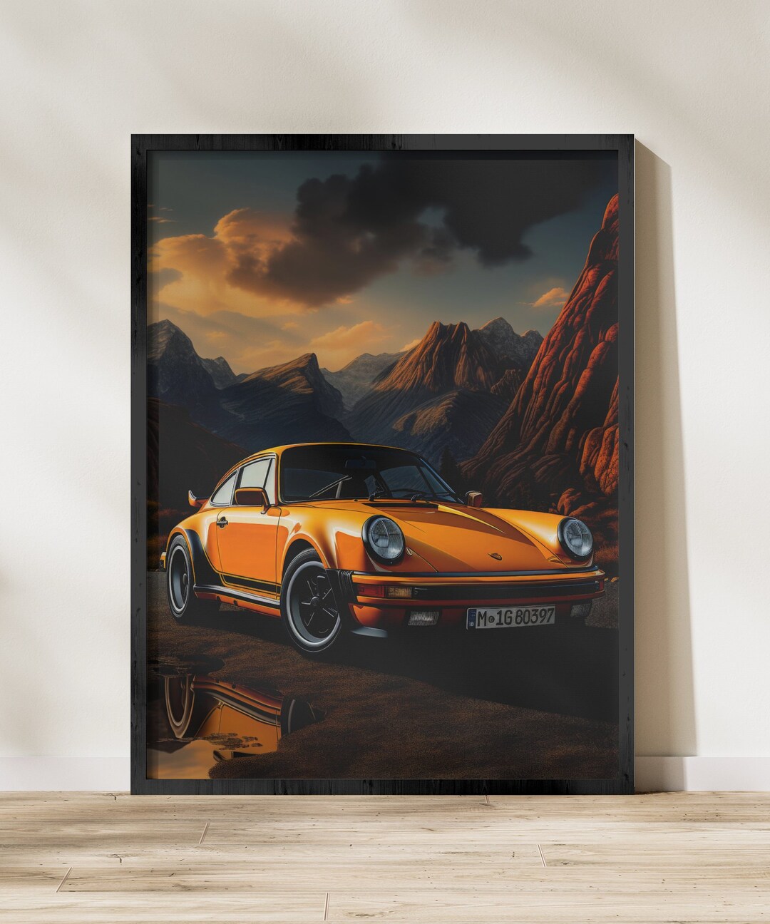 Art mural Porsche 911 - impression Porsche 911 - art mural imprimable ...