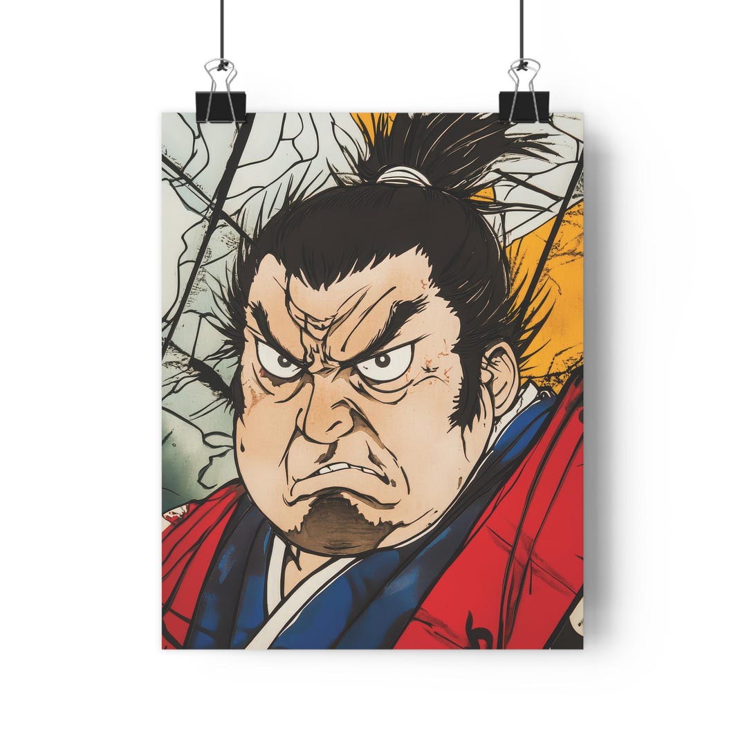 Angry Manga Man - Etsy