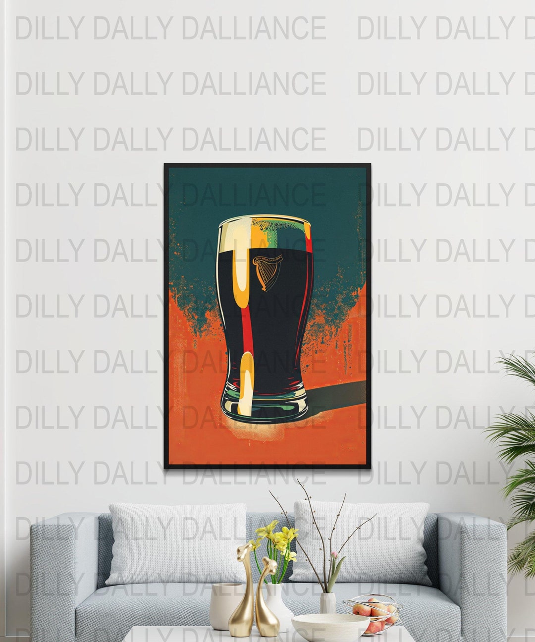 Guinness Poster - Guinness Print - Kitchen Wall Art - Digital Download ...