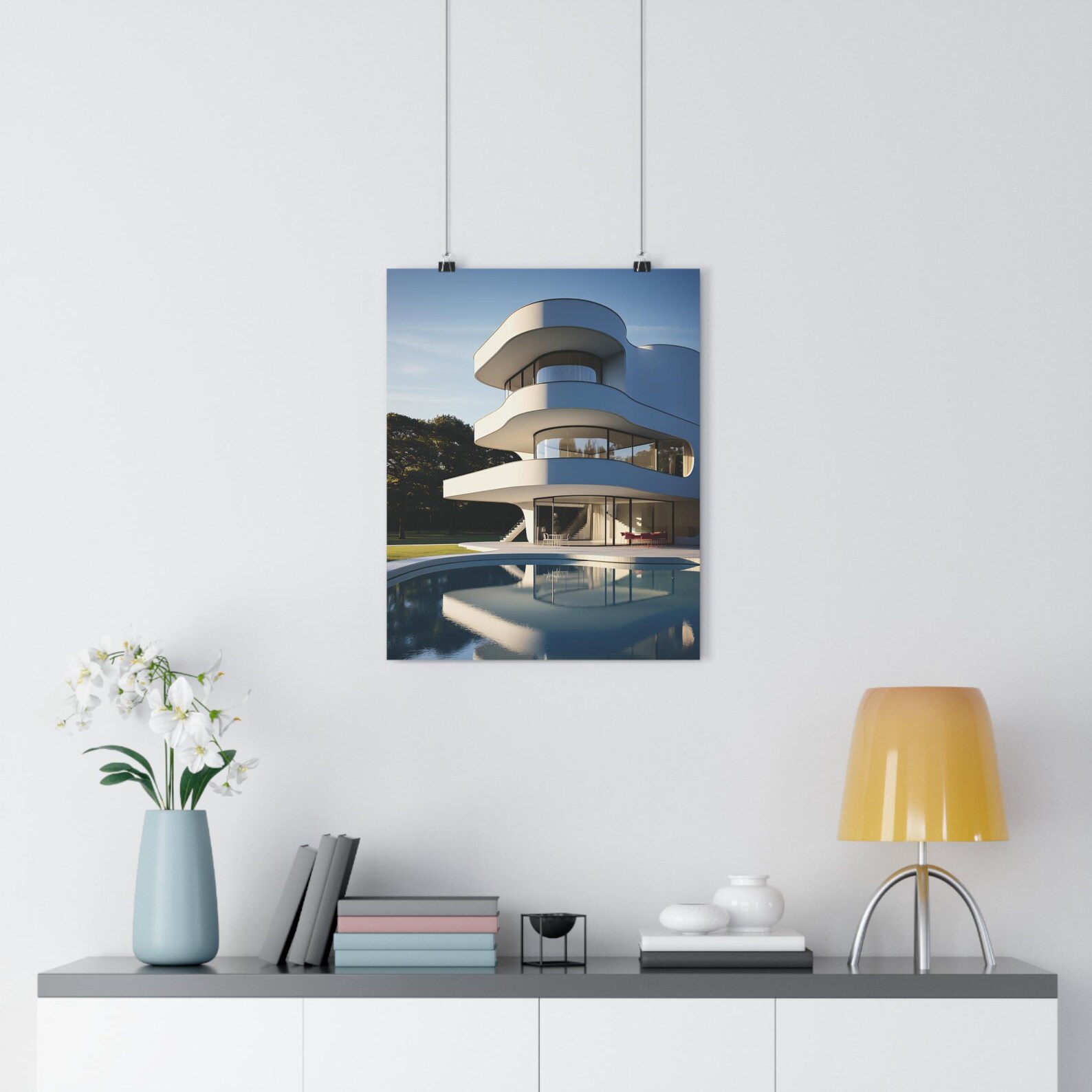 Modernist Villa Print: Le Corbusier Style Architecture Poster - Etsy