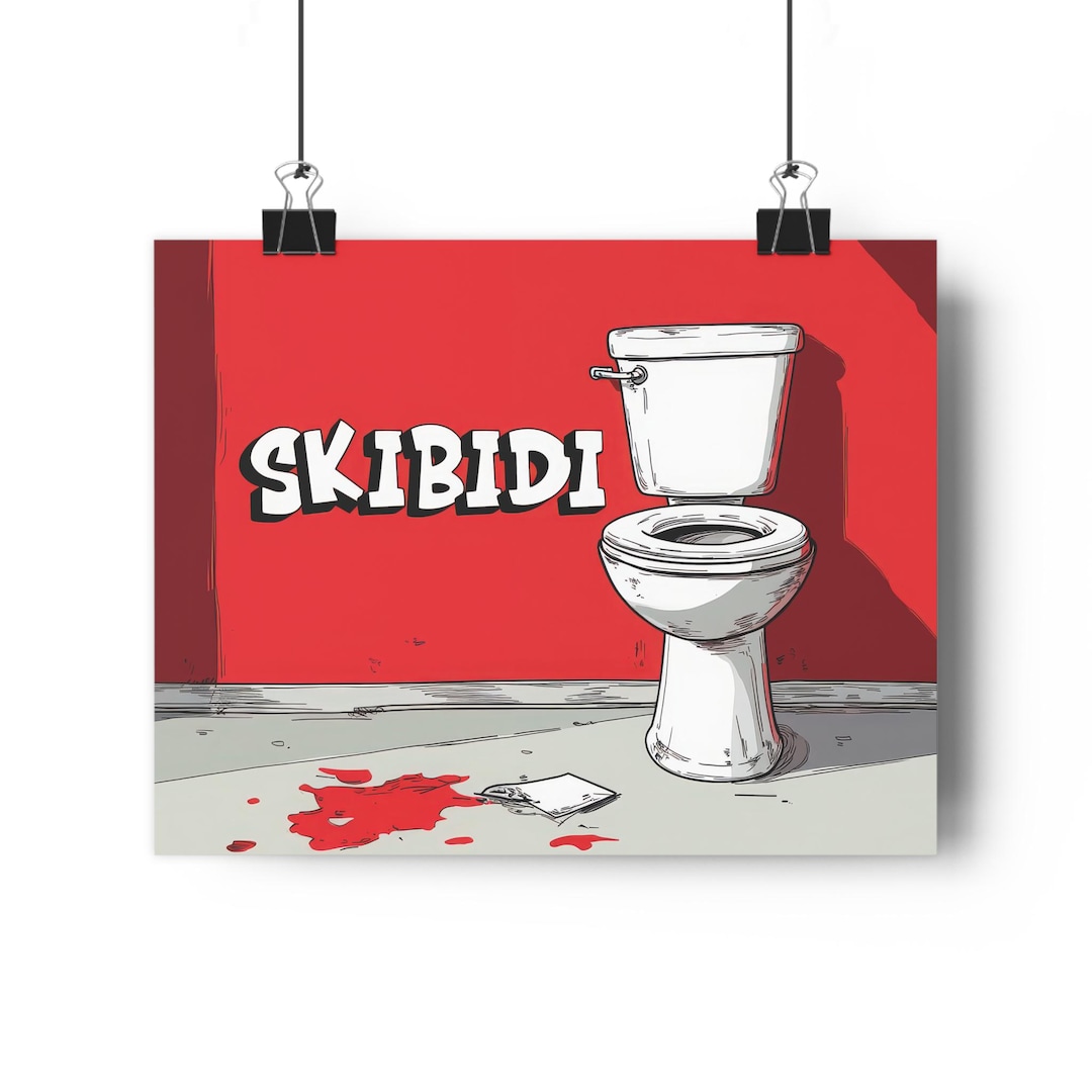 Skibidi Toilet Poster: Museum Grade Matte Print - Etsy