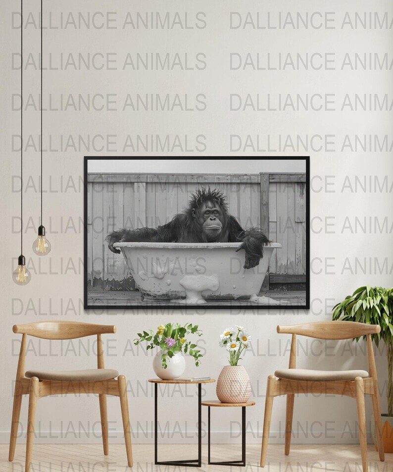 Orangutan Poster - Orangutan Print - Ape Art - Digital Download - High ...