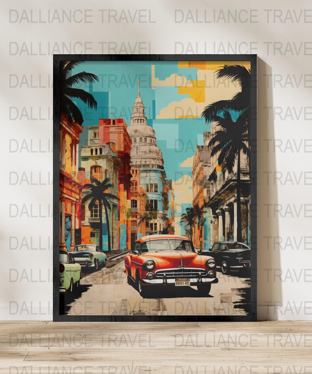 Havana Print - Havana Poster - Cuba Wall Art - Cuba Print - Cuba Poster ...