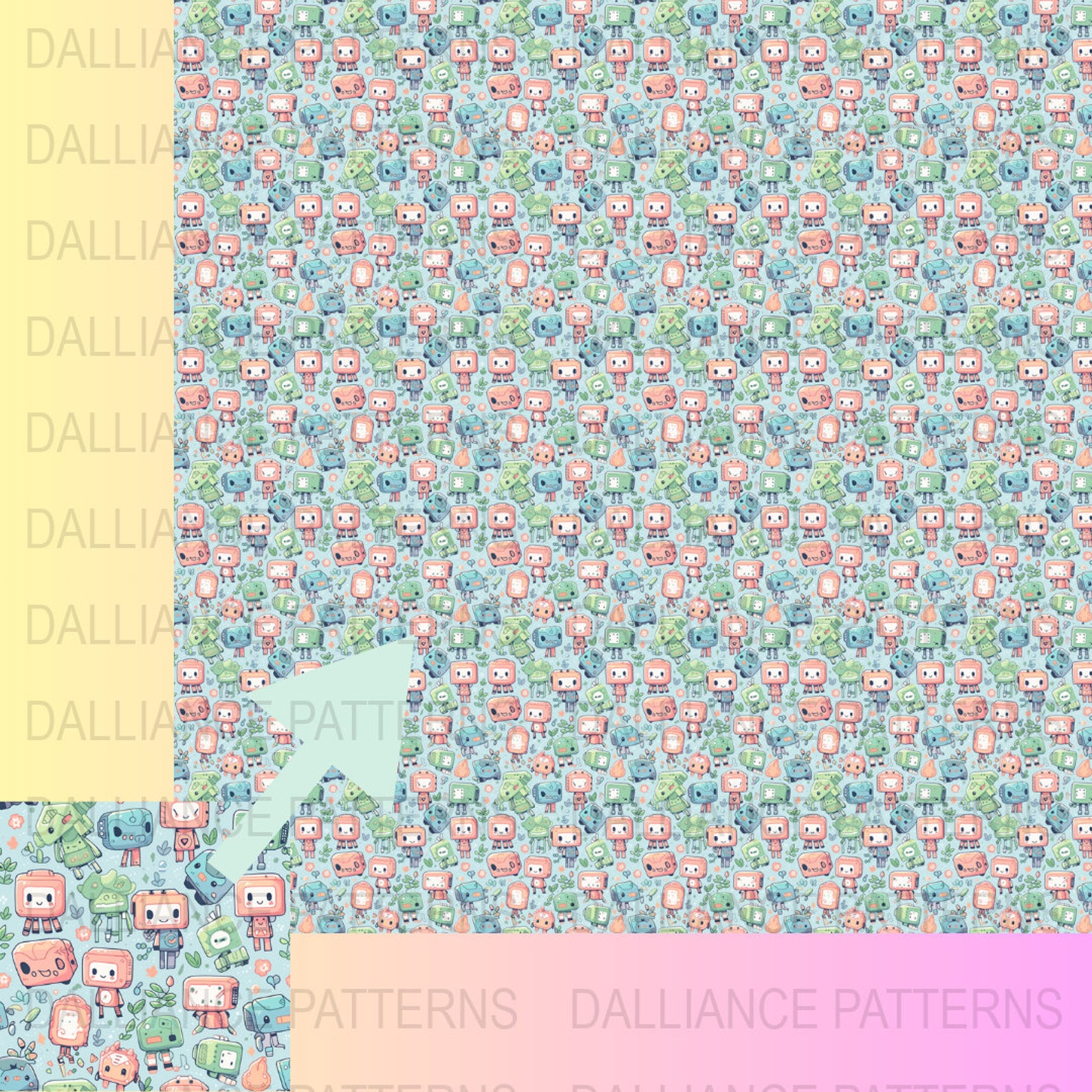 350 Kawaii Patterns - Kawaii Patterns - Wallpaper - Seamless Patterns ...