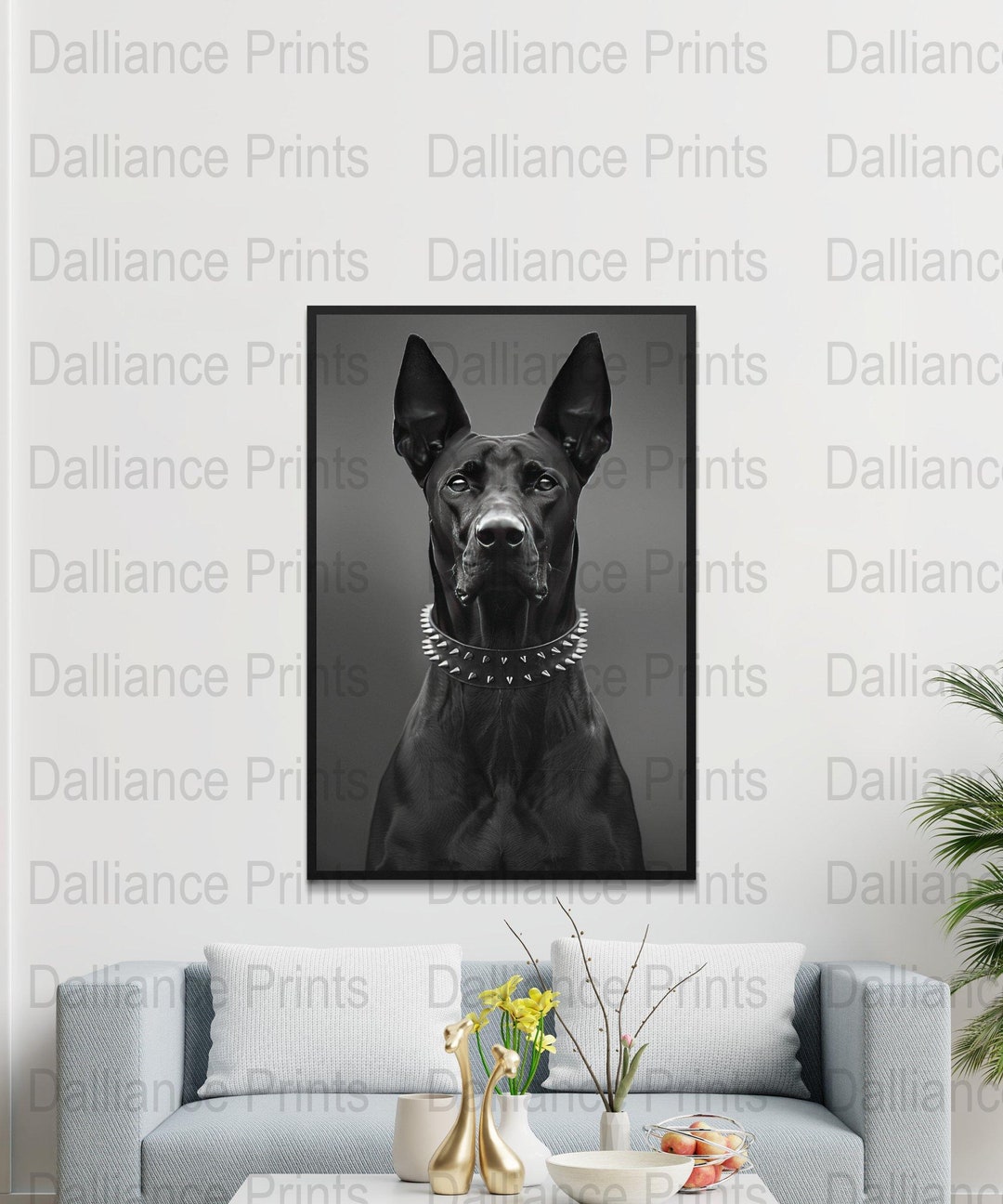 Doberman Poster - Doberman Print - Doberman Wall Art - Dog Photo ...