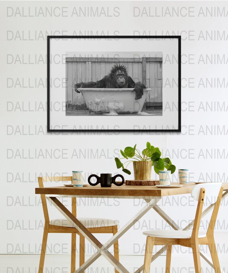 Orangutan Poster - Orangutan Print - Ape Art - Digital Download - High ...