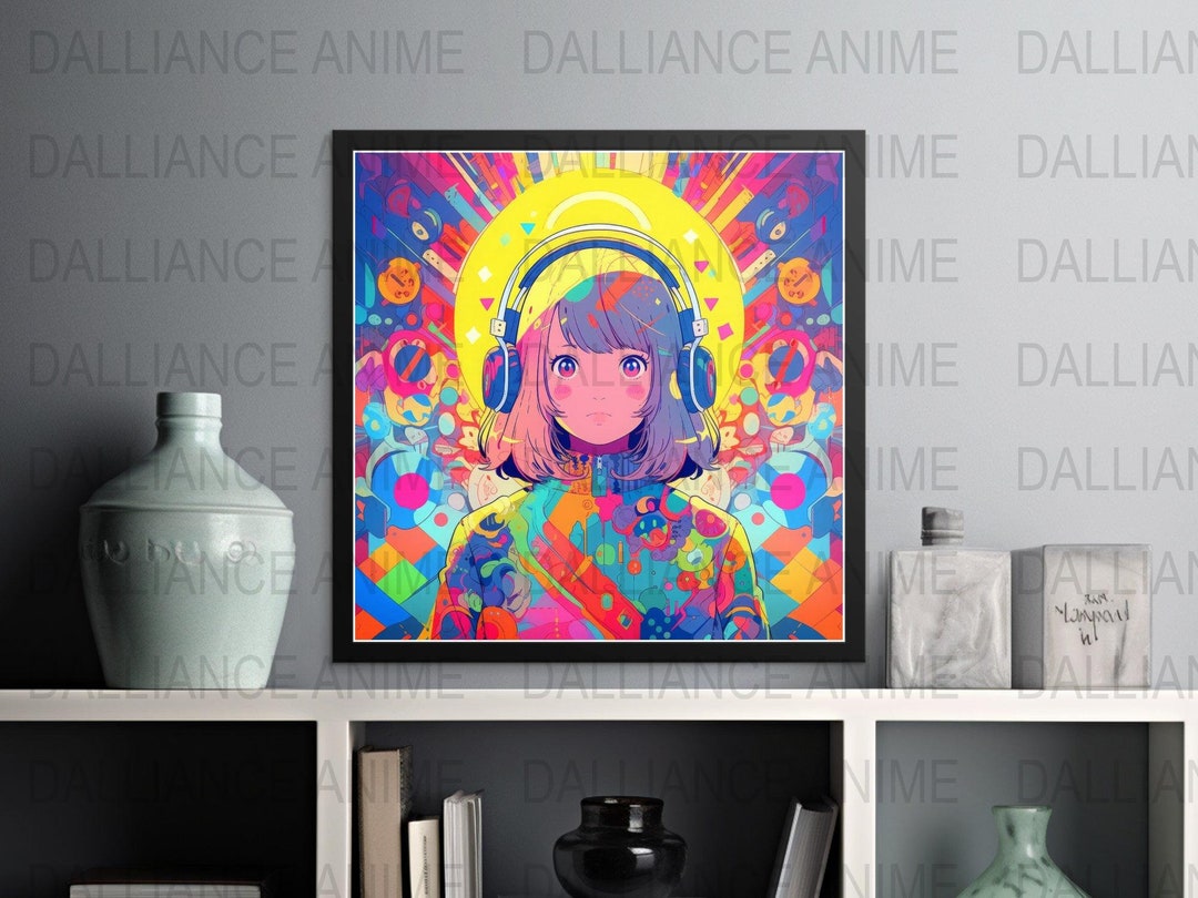 Anime Character Anime Wall Art Anime Print Printable Wall Art Digital ...