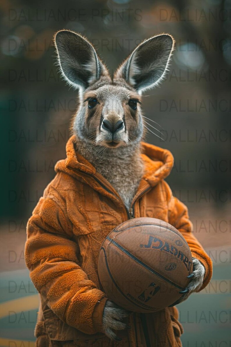 Kangaroo Poster - Kangaroo Print - Printable Wall Art - Animal Print ...