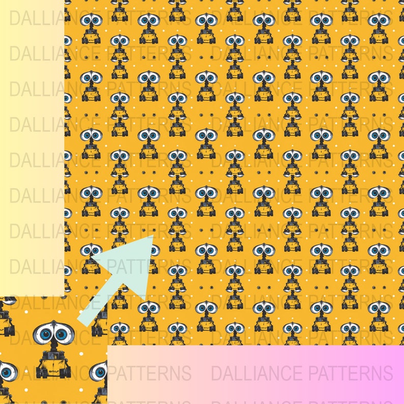 Pixar Movie Patterns: Seamless Digital Paper (digital Download) - Etsy