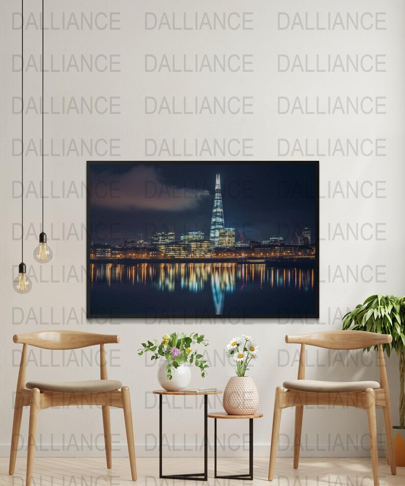 The Shard London Poster: Unique Cityscape Wall Art (digital Download ...