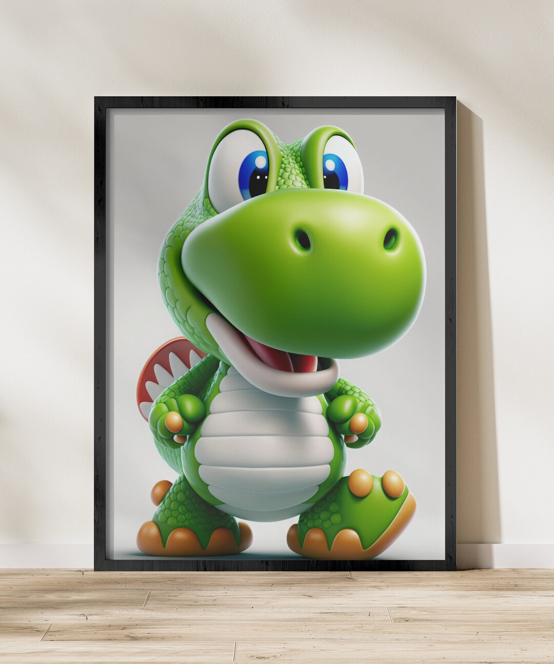 Yoshi Wall Art Yoshi Print Printable Wall Art Digital Download High ...