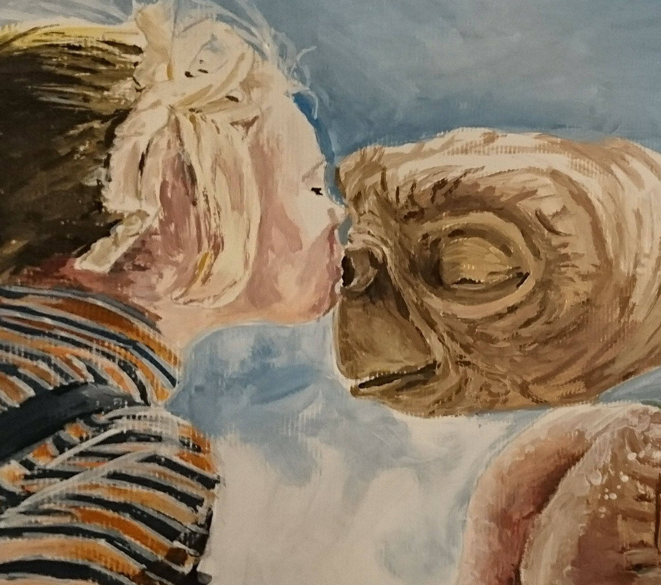 A Movie Scene of Your Choice Acrylic Painting 10'' X - Etsy