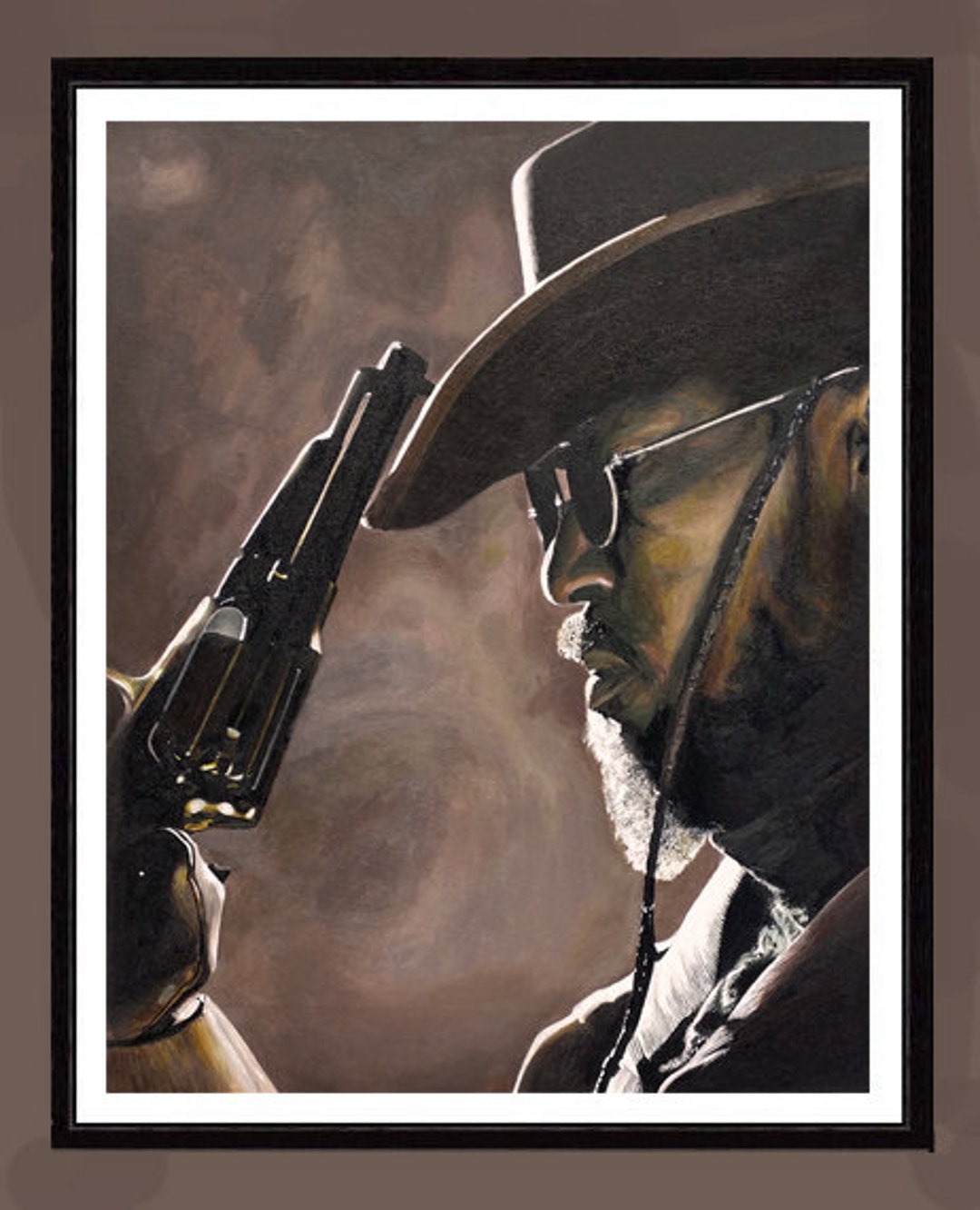 Django Freeman - Django Unchained 11'' X 14'' Digital Print of Original ...