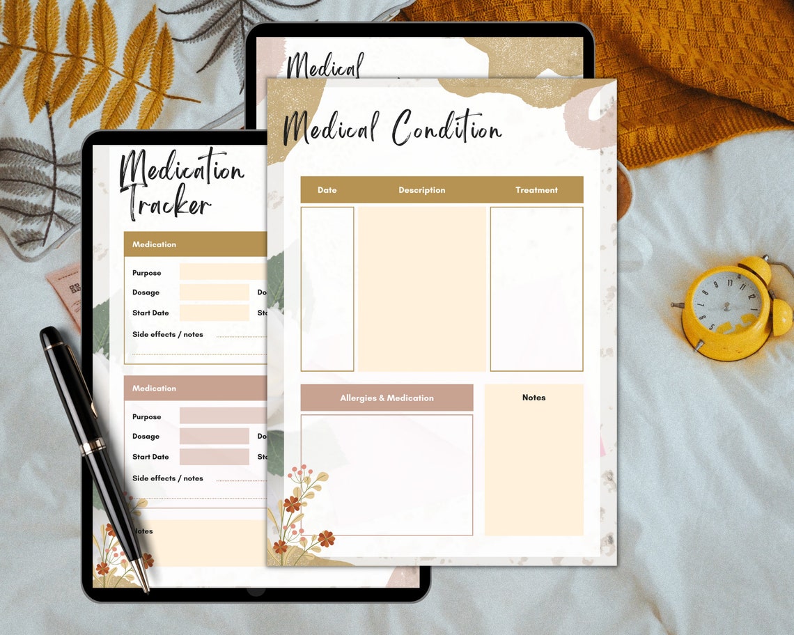 Medical Planner | Medical Printable | Healthcare Planner | Health ...