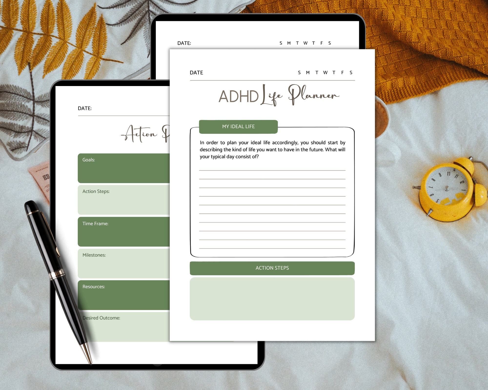 ADHD Life Planner | Life Planner Bundle | Planner Digital ...