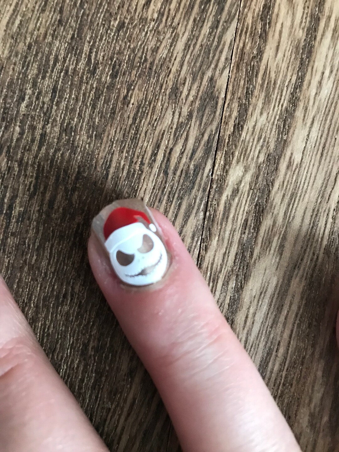 Jack/nbc/skull Vinyl Nail Decals - Etsy