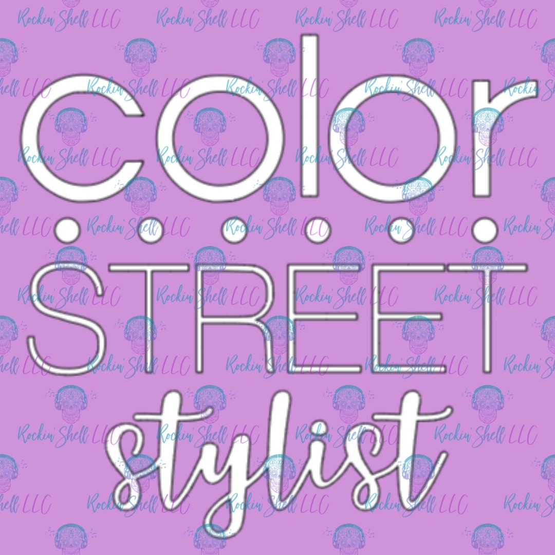 Color Street Stylist Vinyl Sticker Car, Tumbler, Laptop Decal - Etsy