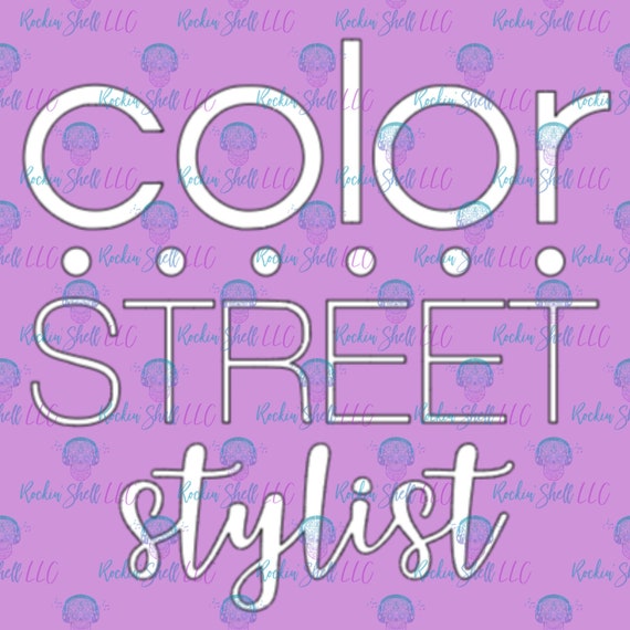 Color Street Stylist Vinyl Sticker Car Tumbler Laptop Decal - Etsy