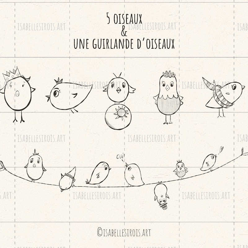 Doodle Bird - Etsy