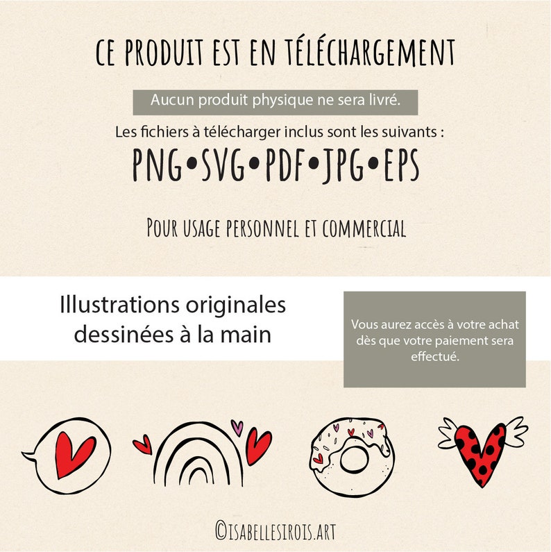 Love Bundle to Download Svg, Hand Drawn Hearts Jpg, Doodle Cats Pdf ...