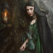 Medieval Renaissance Faire Elf Fantasy Natural Wool Wide Hooded Semi ...