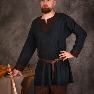 Early Medieval Scandinavian Viking Hedeby Wool Tunic for Viking Man and ...