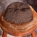 Early Medieval Birka Large Herringbone Twill Wool Round Hat Trimmed ...
