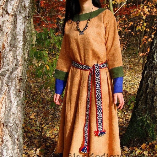 Early Medieval Viking Wool T-tunic Dress Based on Hedeby - Etsy