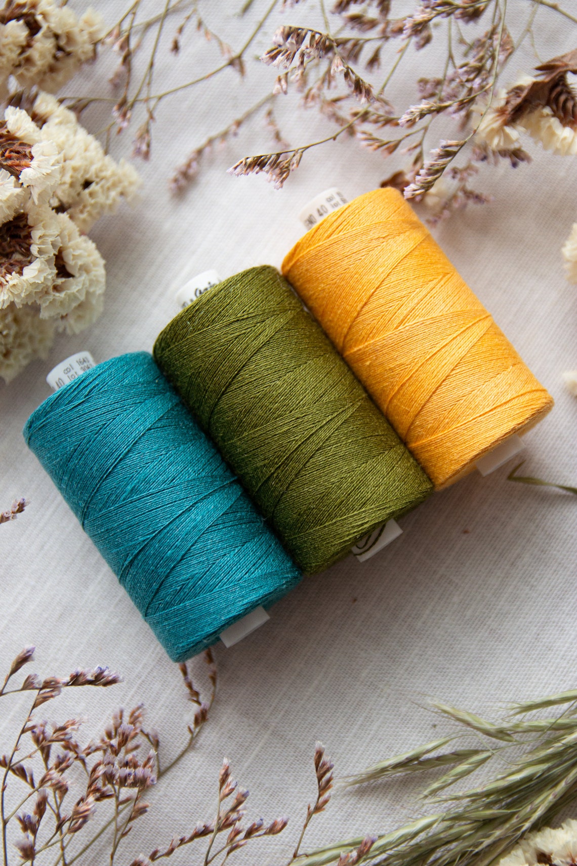 Linen Thread Thin Soft Big Spools 500m for Hand or Machine - Etsy