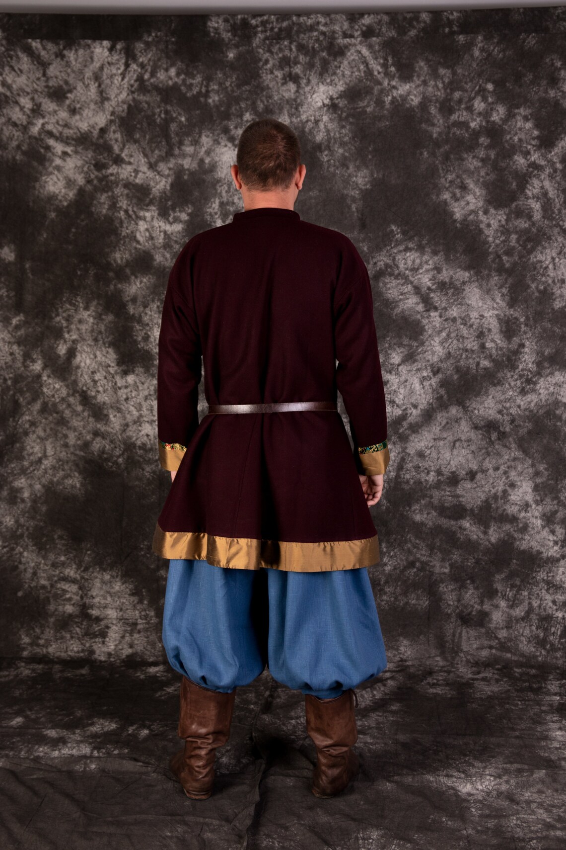 Rich Early Medieval Viking Wool Coat With 100% Linen Lining - Etsy