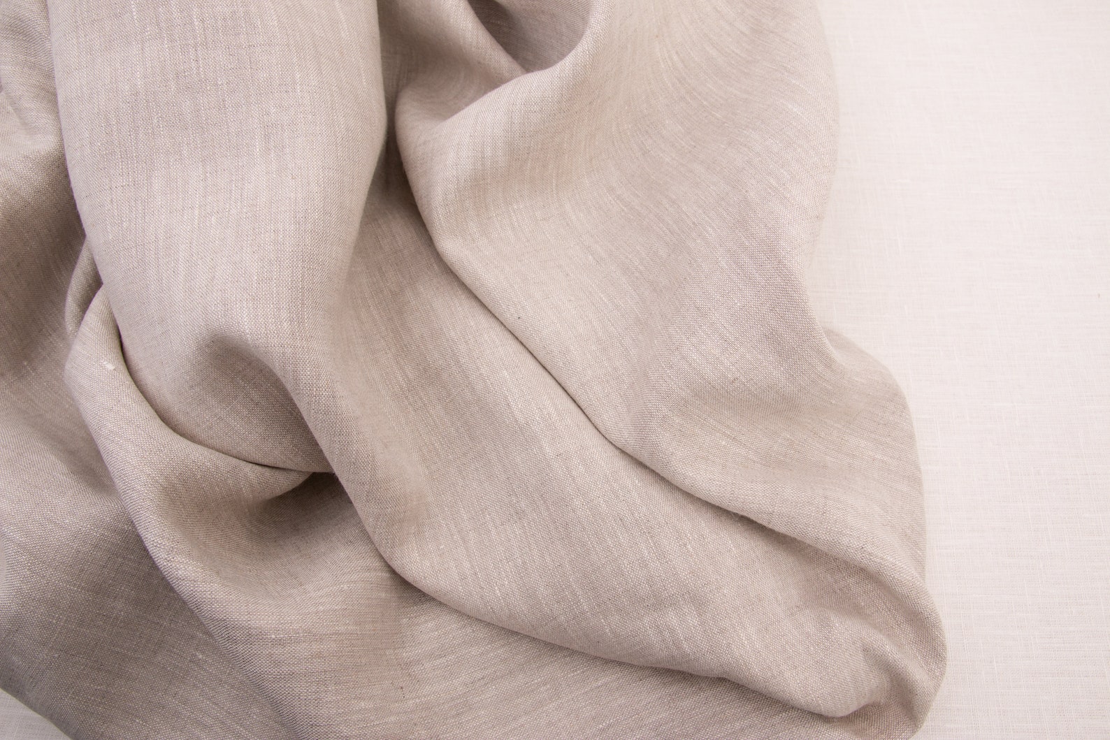 Natural Pure 100% Natural Melange Linen Flax Natural Melange - Etsy