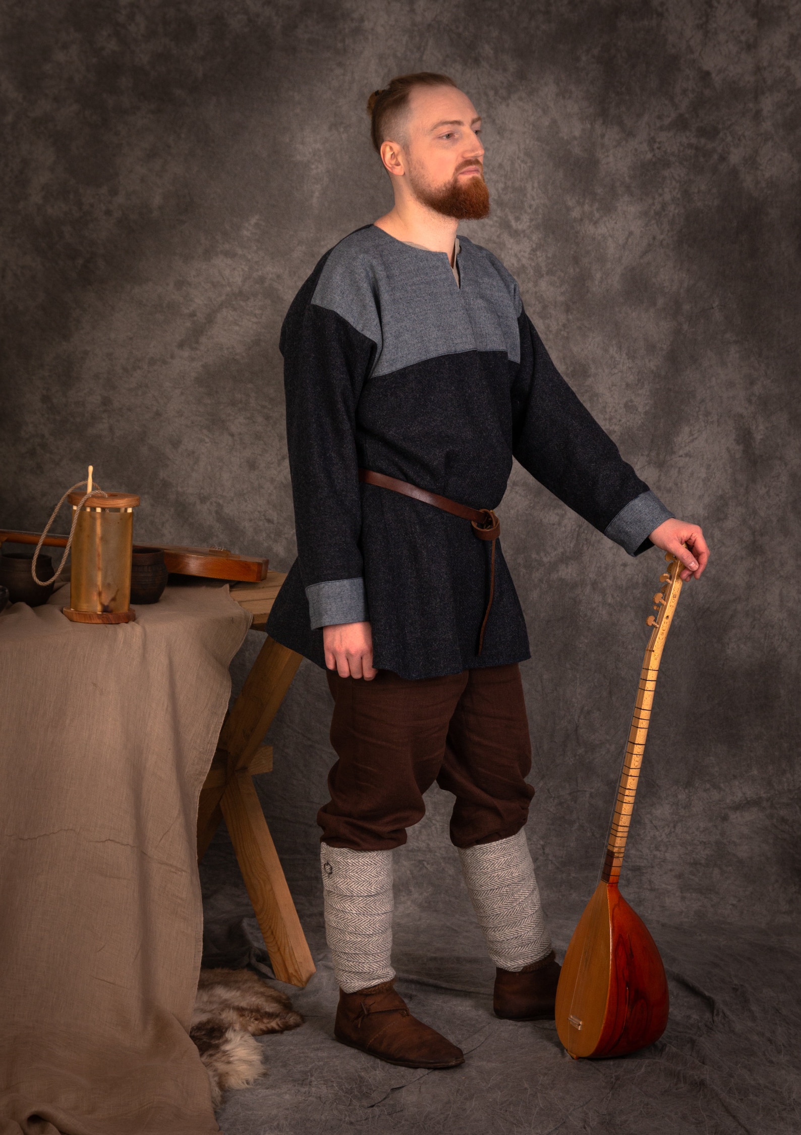 Early Medieval Wool Tunic With Wool Hems From Birka for Viking - Etsy