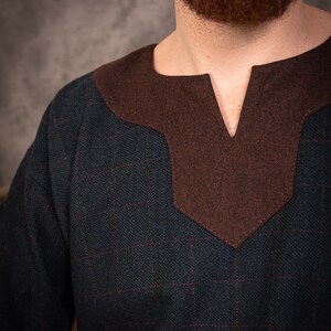 Early Medieval Scandinavian Viking Hedeby Wool Tunic for Viking Man and ...