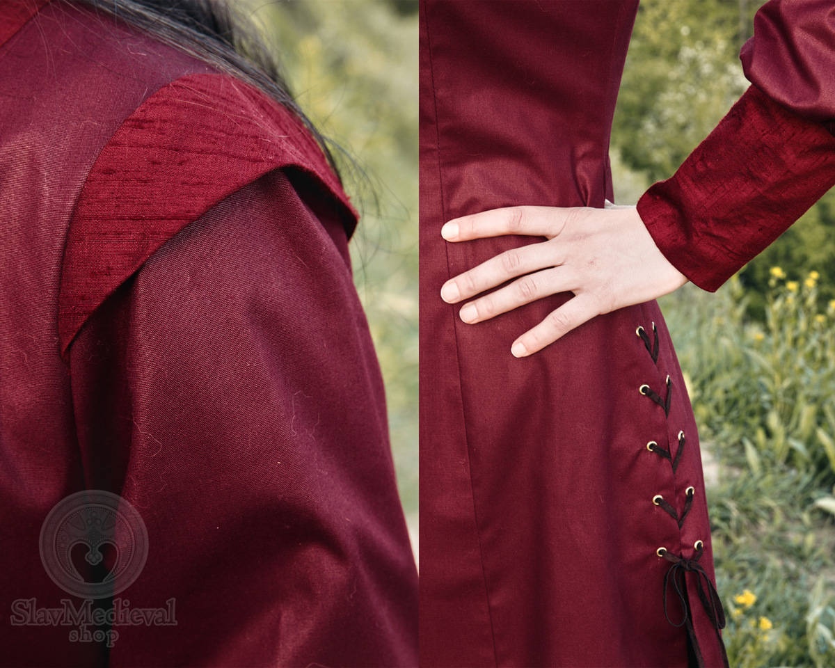 RED SHIELDMAIDEN Women Battle Coat the Vikings Queen - Etsy