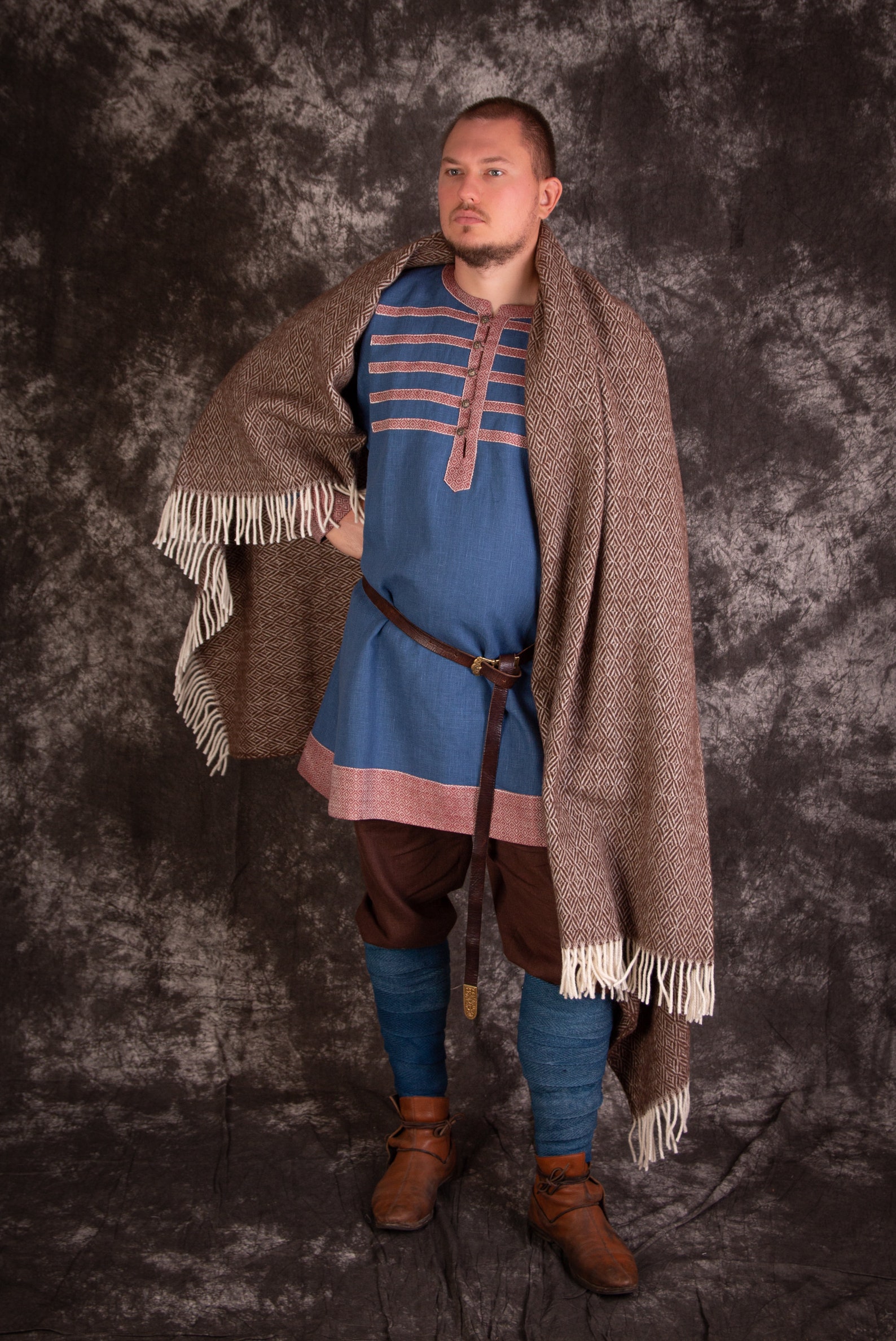 Natural 100% Pure Raw Merino Wool Blanket/cloak With Diamond Twill ...