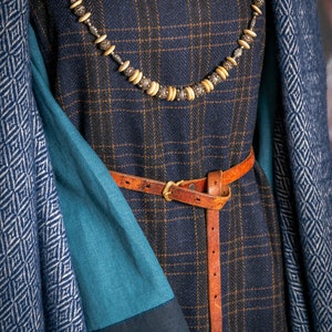 Early Medieval Plaid/checked/tartan Wool Apron Dress Smokkr for Viking ...